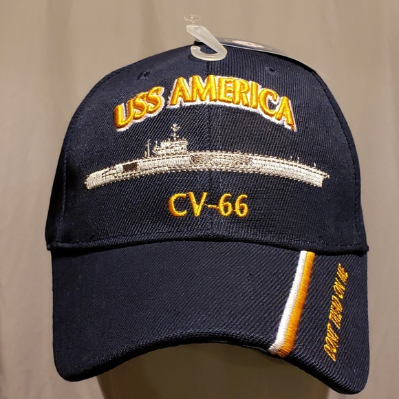 Accessories | Military Us Navy Uss America Hat | Poshmark